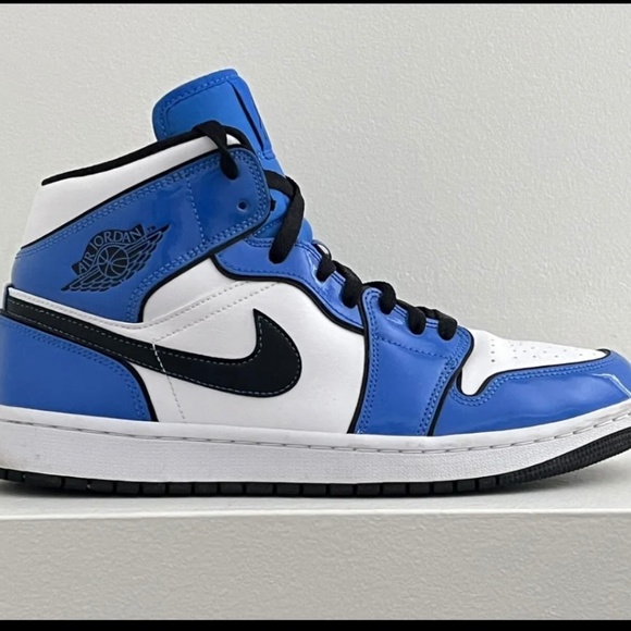 Nike | Shoes | Nike Jordan Mid Signal Blue | Poshmark